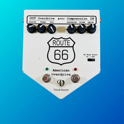Visual Sound Route 66 Overdrive Compressor Pedal | Reverb