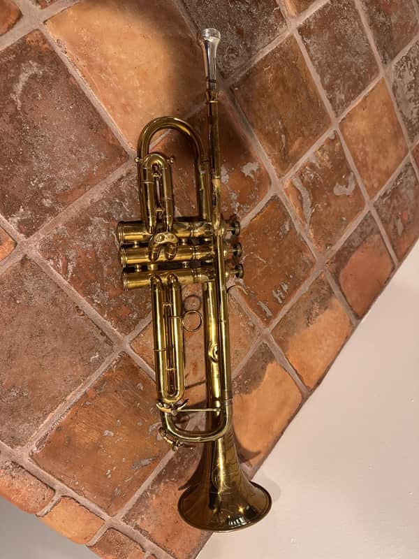 1949 Buescher Trumpet Custom Built True Tone 215 & Conn 4 | Reverb