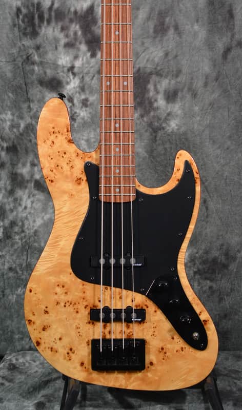 Michael Kelly Custom Collection 4-String Buckeye Burl w/ HSC | Reverb