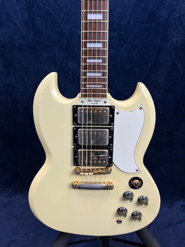 Epiphone SG Les Paul Custom in Ivory White Pre-owned | Reverb UK