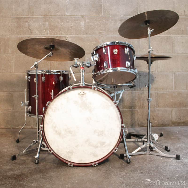 Ludwig Classic Maple 90's Cherry Stain Drum Set | Reverb Malta