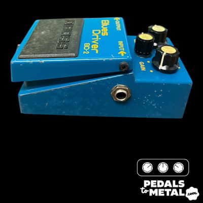 Boss BD-2 Blues Driver (Silver Label) First Year March 1995 - | Reverb