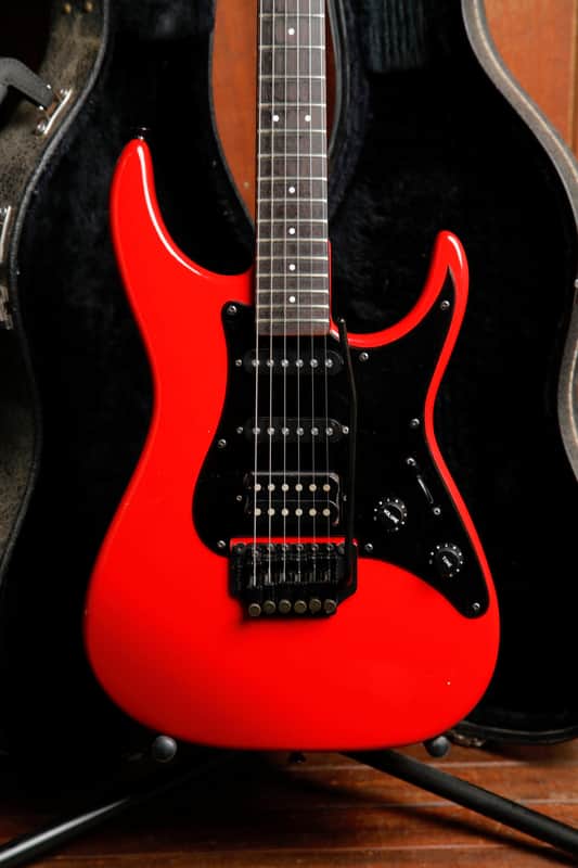 Fernandes Revolver FR-55 Red Electric Guitar 1980s MIJ | Reverb