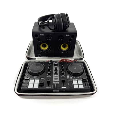 Used Hercules DJ Learning Kit MK2 DJ Mixer and Monitor Set | Reverb