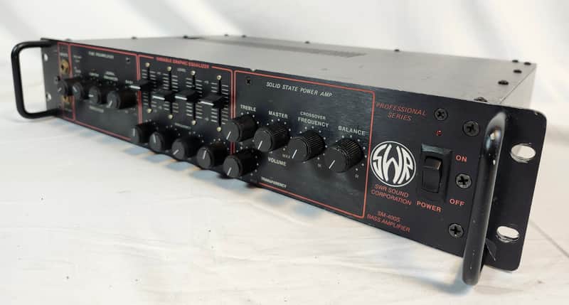 SWR Vintage SM-400S Rackmountable 400 Watts Bass Amp Head, | Reverb
