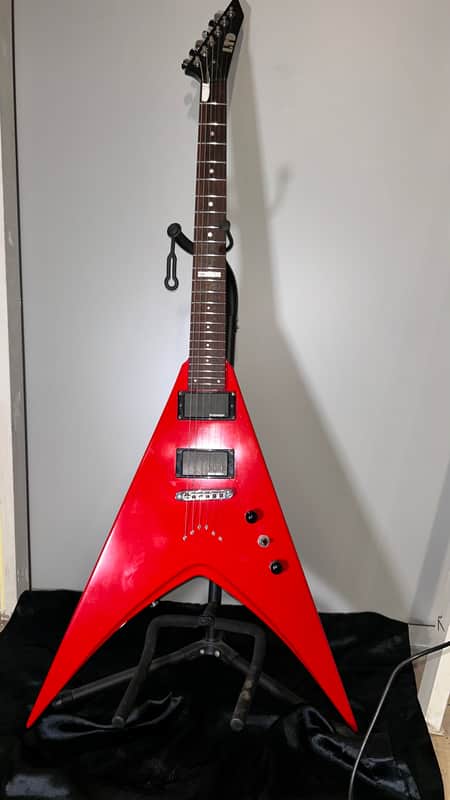 ESP LTD V-50 - cherry red I THINK | Reverb