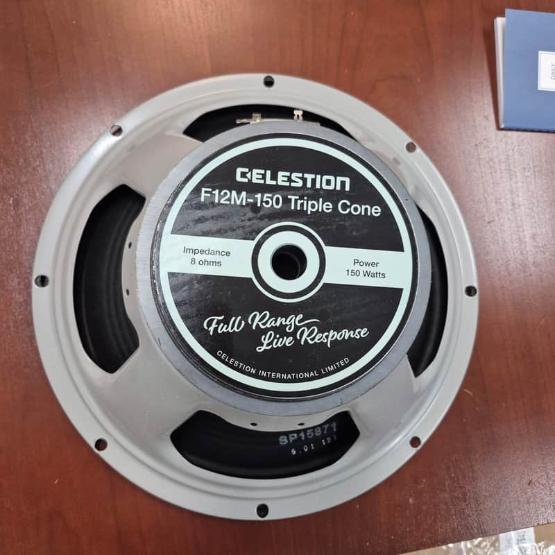 PAIR Celestion F12M-150 Full Range Live Response Triple Cone | Reverb