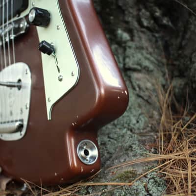Lewis Guitars Adélie – Heartwood Brown – Handcrafted Offset | Reverb