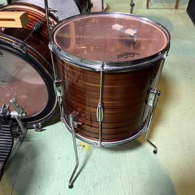 1970s Hoshino/Pre-Tama Root Beer Swirl Drum Kit (VIDEO! Fresh | Reverb