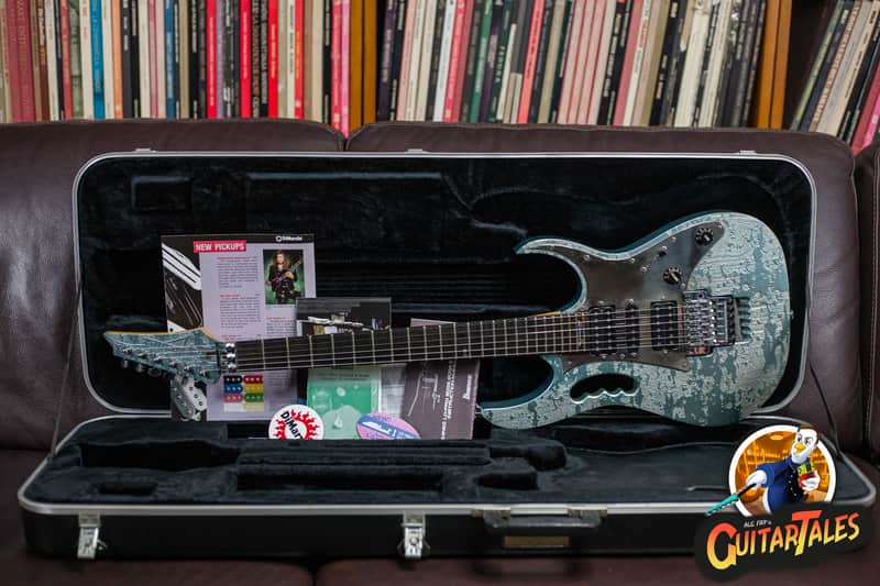 Ibanez JEM90HAM Steve Vai Signature 1998 Blue-Green | Reverb Canada
