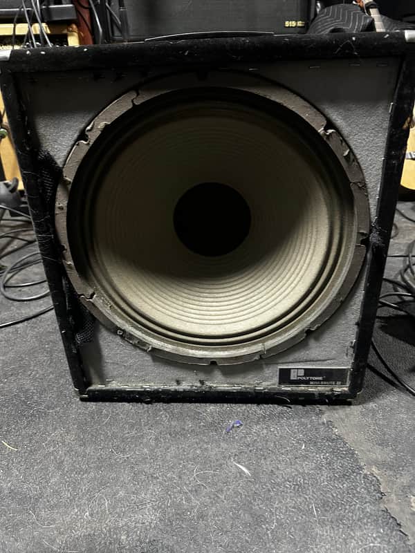 Polytone MINI BRUTE IV - Black 15” speaker | Reverb