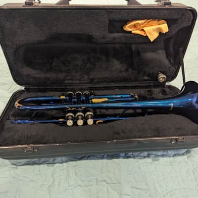 blue Merano Student Beginner Trumpet with Mouthpiece and | Reverb