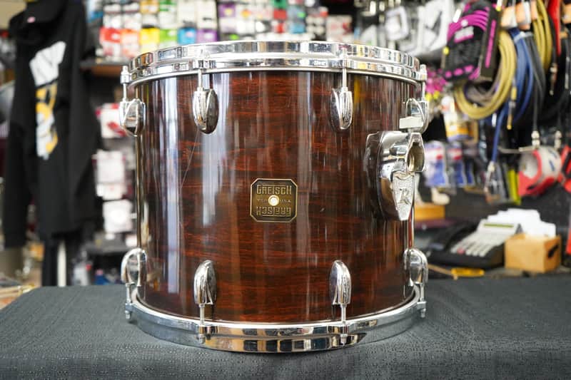 Vintage 1980s Gretsch USA Custom Series 15" Maple Tom - Dark | Reverb