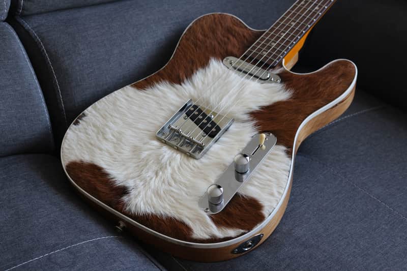 Custom "Cowhide" Telecaster (partscaster) One-Off, Unique | Reverb