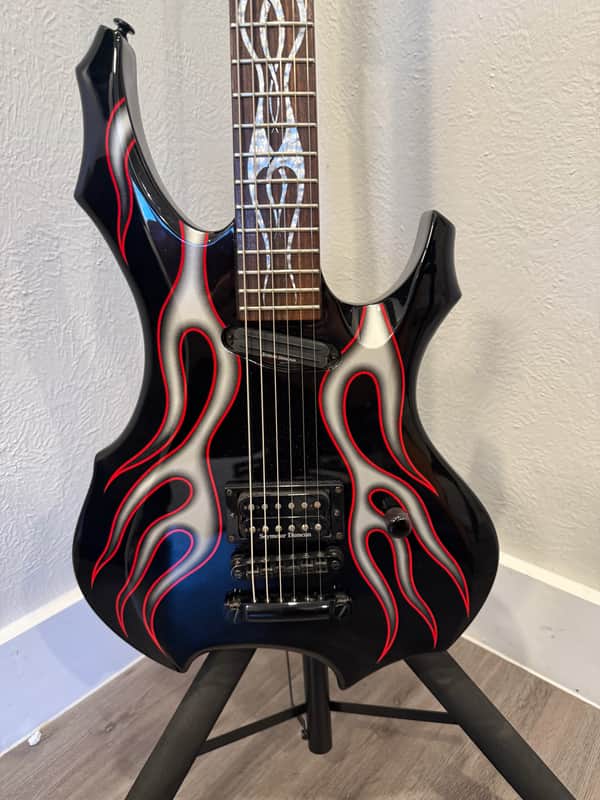 ESP LTD GL-600FB George Lynch Signature in Black Tribal | Reverb