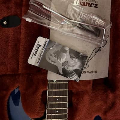 Ibanez Prestige S5470 - Japan Transparent Blue Flame Maple | Reverb