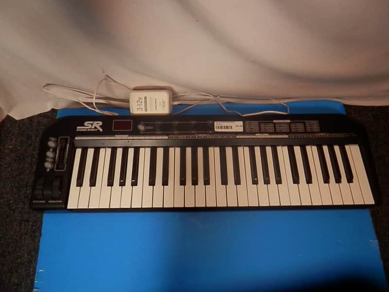 Stage Right SR 606607 MIDI Keyboard Controller - Black, 49 | Reverb