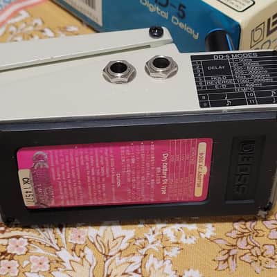 Boss DD-5 Digital Delay (Pink or Dark Gray Label) 1995 - 2003 | Reverb
