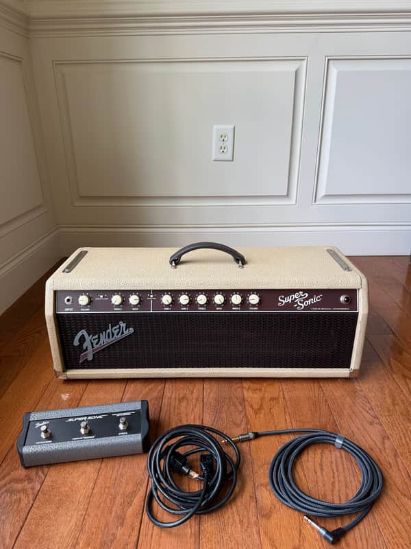 Fender Super-Sonic 60 Guitar Amp Head - Blonde | Reverb