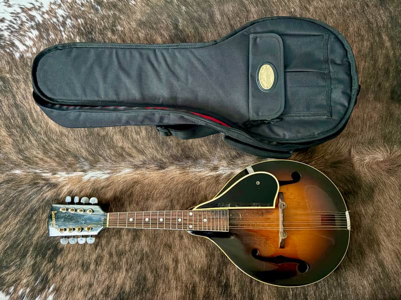 1960's Gibson A-40 Mandolin Sunburst 8-String Made in | Reverb