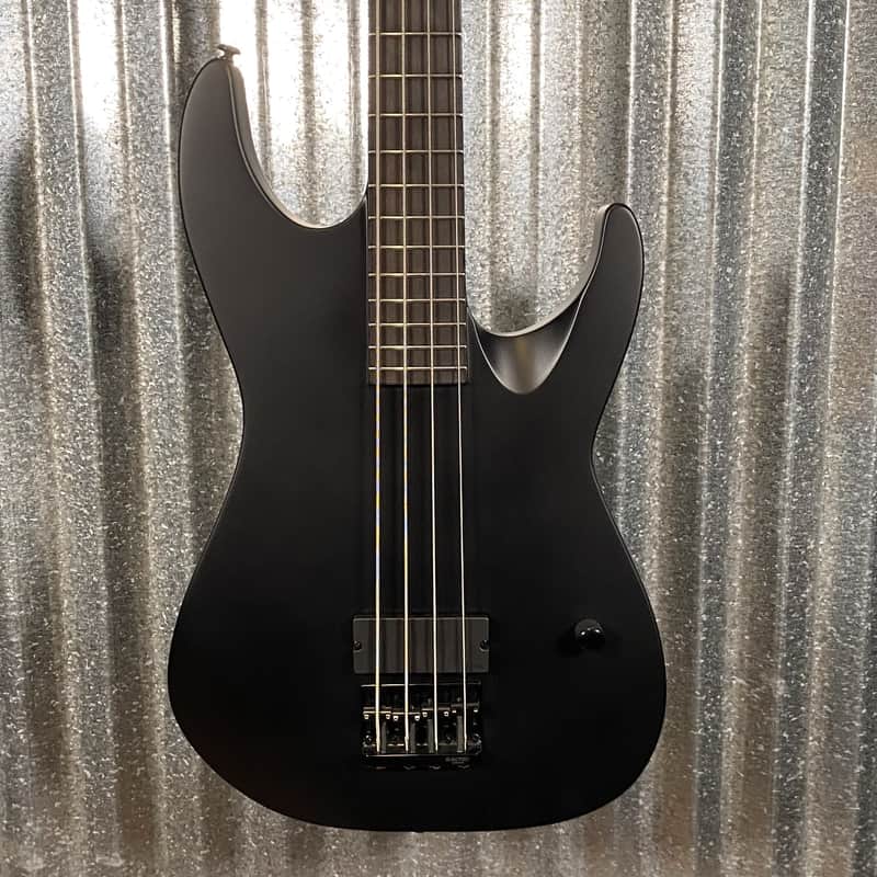 ESP LTD M-4 Black Metal Black Satin 4 String Bass LM4BKMBLKS1 | Reverb