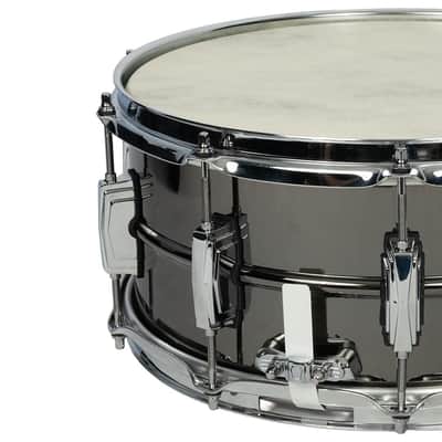 Used Ludwig 6.5x14 LB417 Black Beauty Snare Drum | Reverb