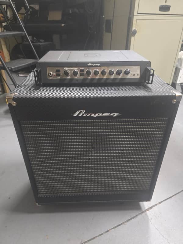 Ampeg PF-800 bass Head+ PF-210HE Portaflex 450-Watt 2x10" | Reverb