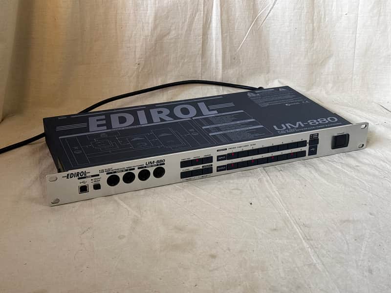 EDIROL UM-880 roland 8 IN/8 OUT USB MIDI Interface/MIDI | Reverb