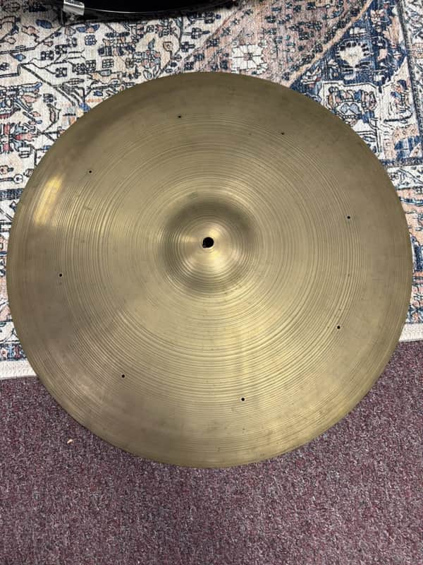 Zildjian Vintage 20 5/16" Small Stamp 1950s Ride Cymbal | Reverb