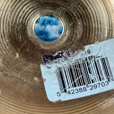 Don't pay £339!! 18" Zildjian A CUSTOM EFX Crash 1246g | Reverb