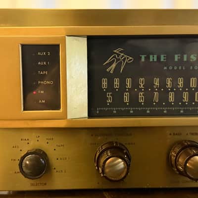 🎶 The Fisher Model 500 Mono Tube AM/FM Receiver w/ Original | Reverb
