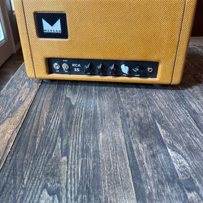 Morgan Amplification RCA35 35w Guitar Head - Tweed | Reverb