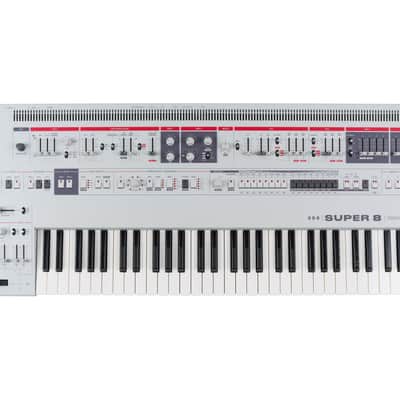 UDO Super 8 Polyphonic Hybrid Keyboard Synthesizer (White) | Reverb