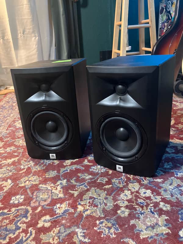 JBL LSR305 2-Way Active Studio Monitors (Pair) 2010s - Black | Reverb