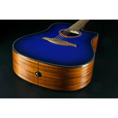 LÂG T BLUE DCE | Tramontane Dreadnought Cutaway | Reverb Canada