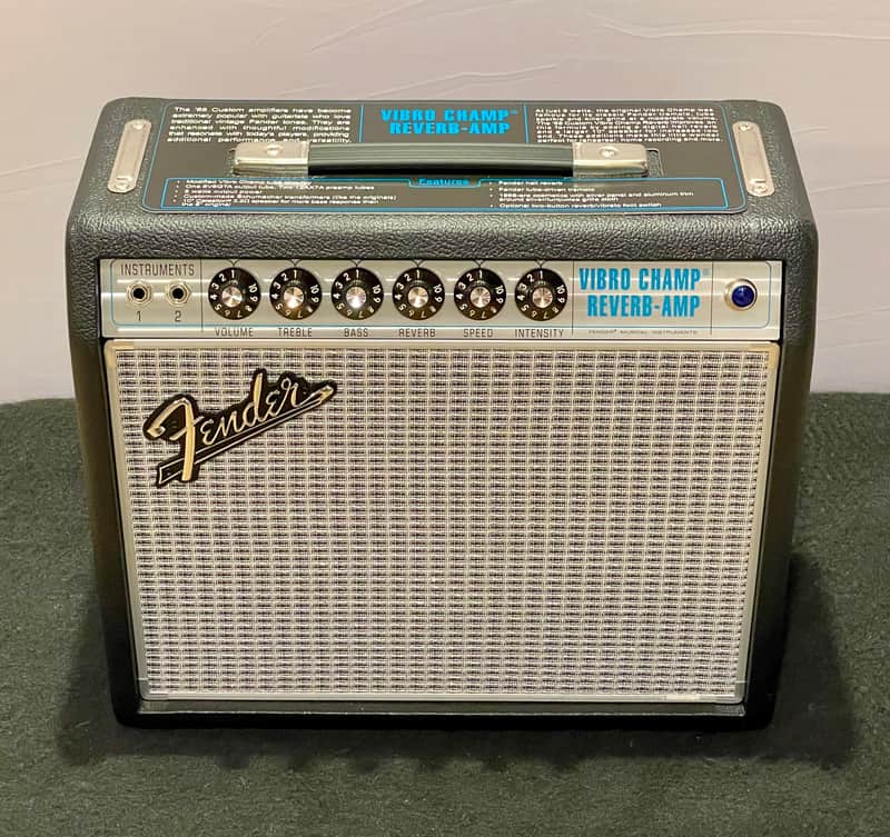 Fender '68 Custom Vibro Champ Reverb 5-Watt 1x10" Guitar | Reverb