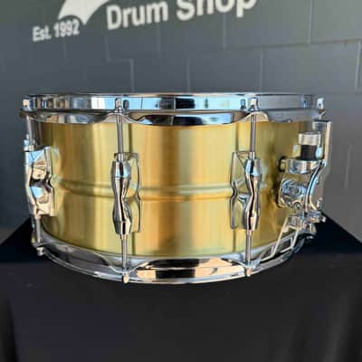 Yamaha Recording Custom 6.5x14 Brass Snare Drum (Rm 4) | Reverb