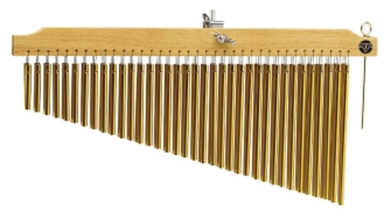 Tycoon 72 Gold Chimes w/ Natural Finish Wood Bar TIM-72 | Reverb