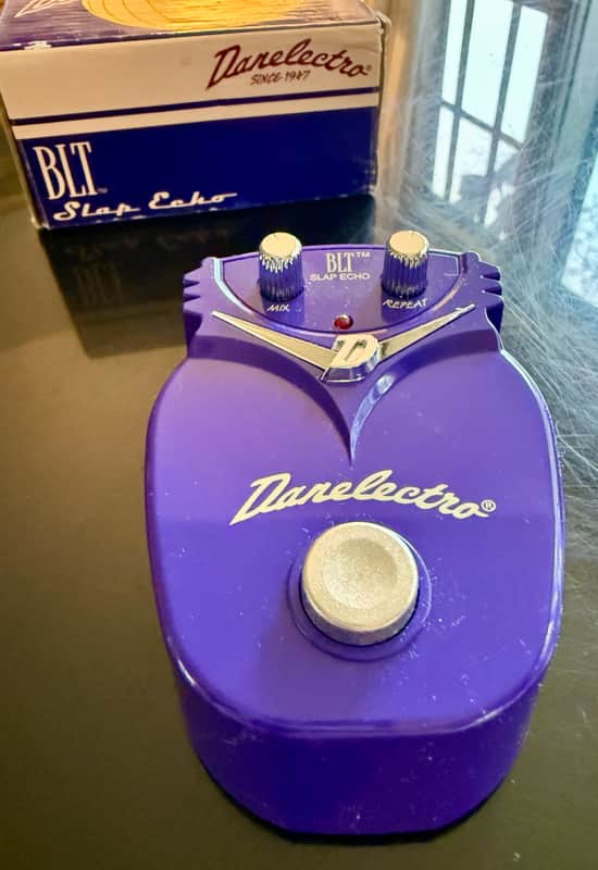 Danelectro BLT Slap Echo DJ-3 Delay Pedal 2000s - Purple | Reverb