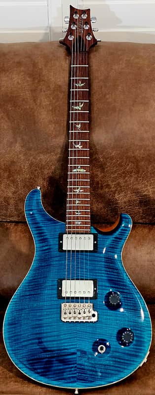 PRS (Mint) Custom 22 Artist Grade 🎨 2003 - Blue Matteo | Reverb