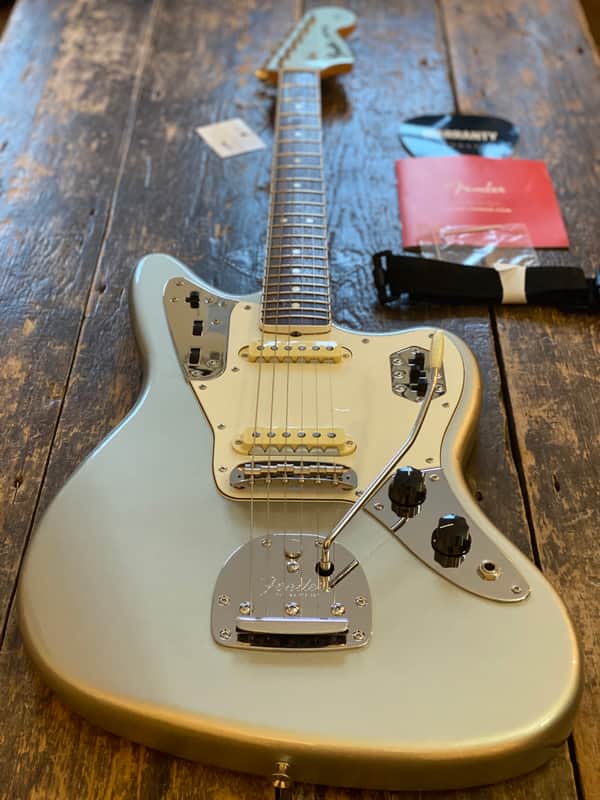 Fender Japan Limited Edition Jaguar FSR Inca Silver USA | Reverb