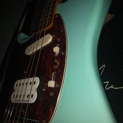 Fender MIJ Mustang - Kurt Cobain Skystang 1 - Sonic Blue | Reverb