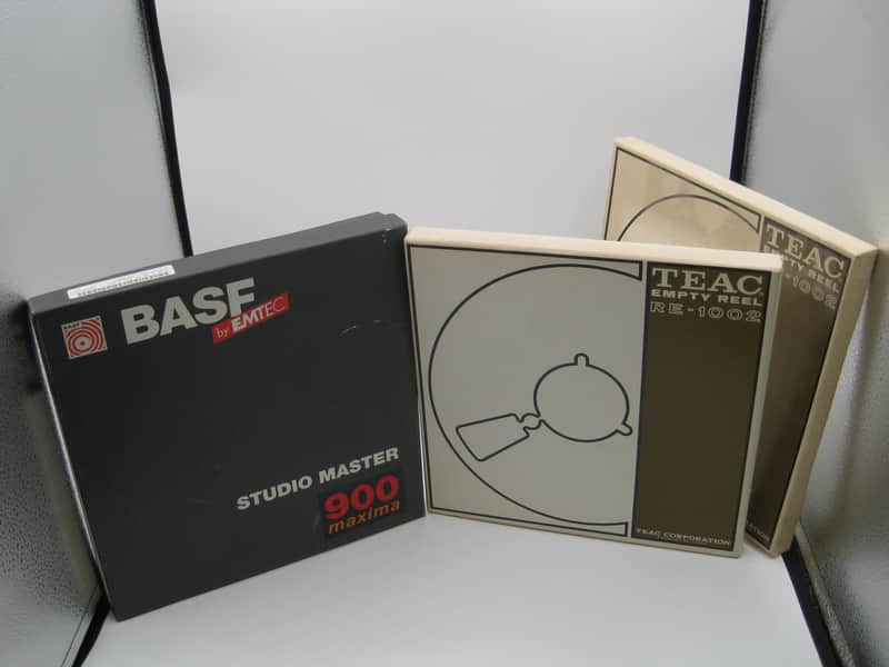 NOS BASF Studio Master 900 MAXIMA 1/2 IN TAPE 2500' Plus 2 | Reverb