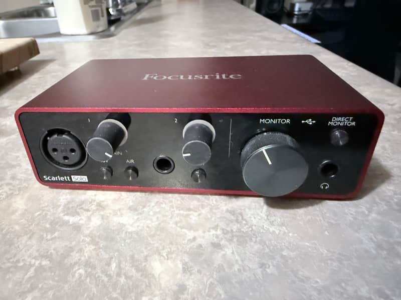 Focusrite Scarlett Solo 3rd Gen USB Audio Interface 2019 - | Reverb