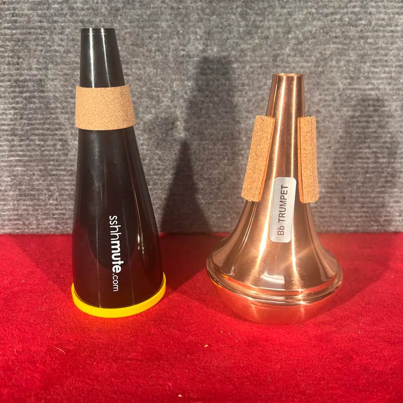 SSHHmute Cornet/Trumpet Practice Mute + Unbranded Bb Trumpet | Reverb