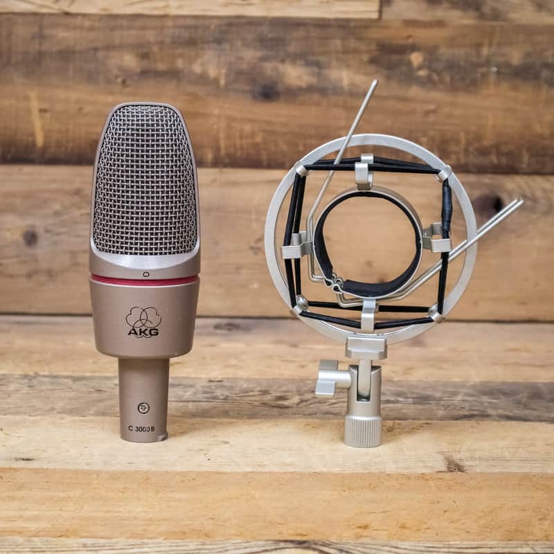 AKG C3000B Studio Condenser Microphone with Shock Mount | Reverb