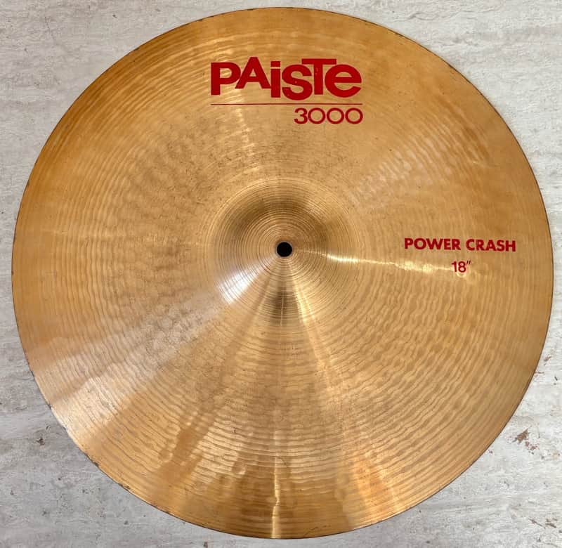 Paiste 3000 Series 18" Power Crash Cymbal ( 1,692 grams ) | Reverb