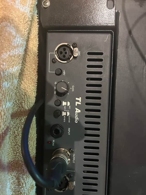 TL Audio Dual valve mic pre amp and DI Mid 1990’s - Grey | Reverb