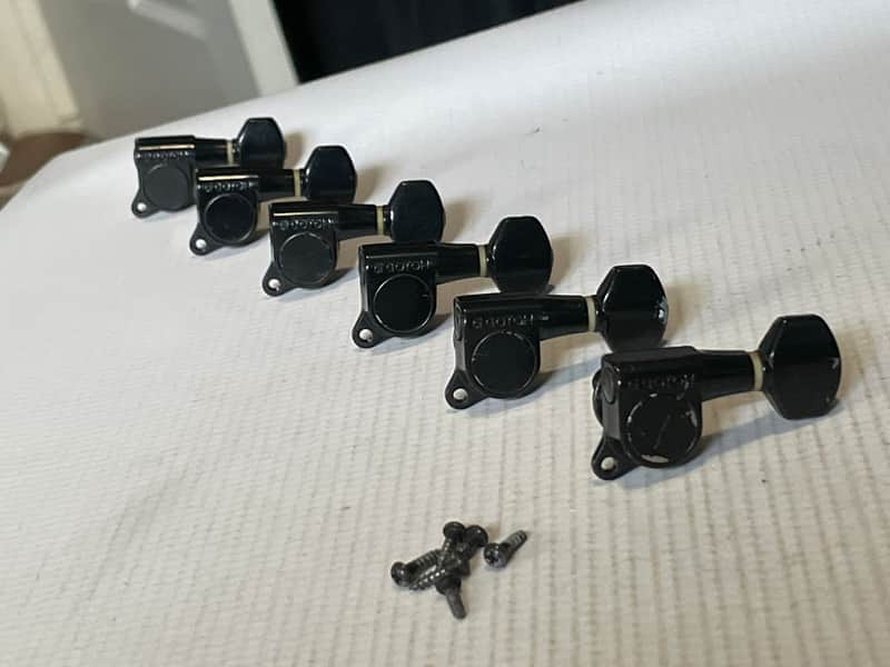1990's Japan Ibanez RG & S Series GOTOH SG38 Black Tuners | Reverb