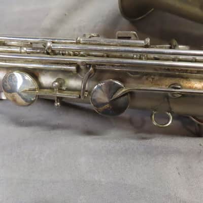 KING H.N. WHITE 1929 TENOR 'D' SAXOPHONE SILVER PRE-ZEPHYR | Reverb